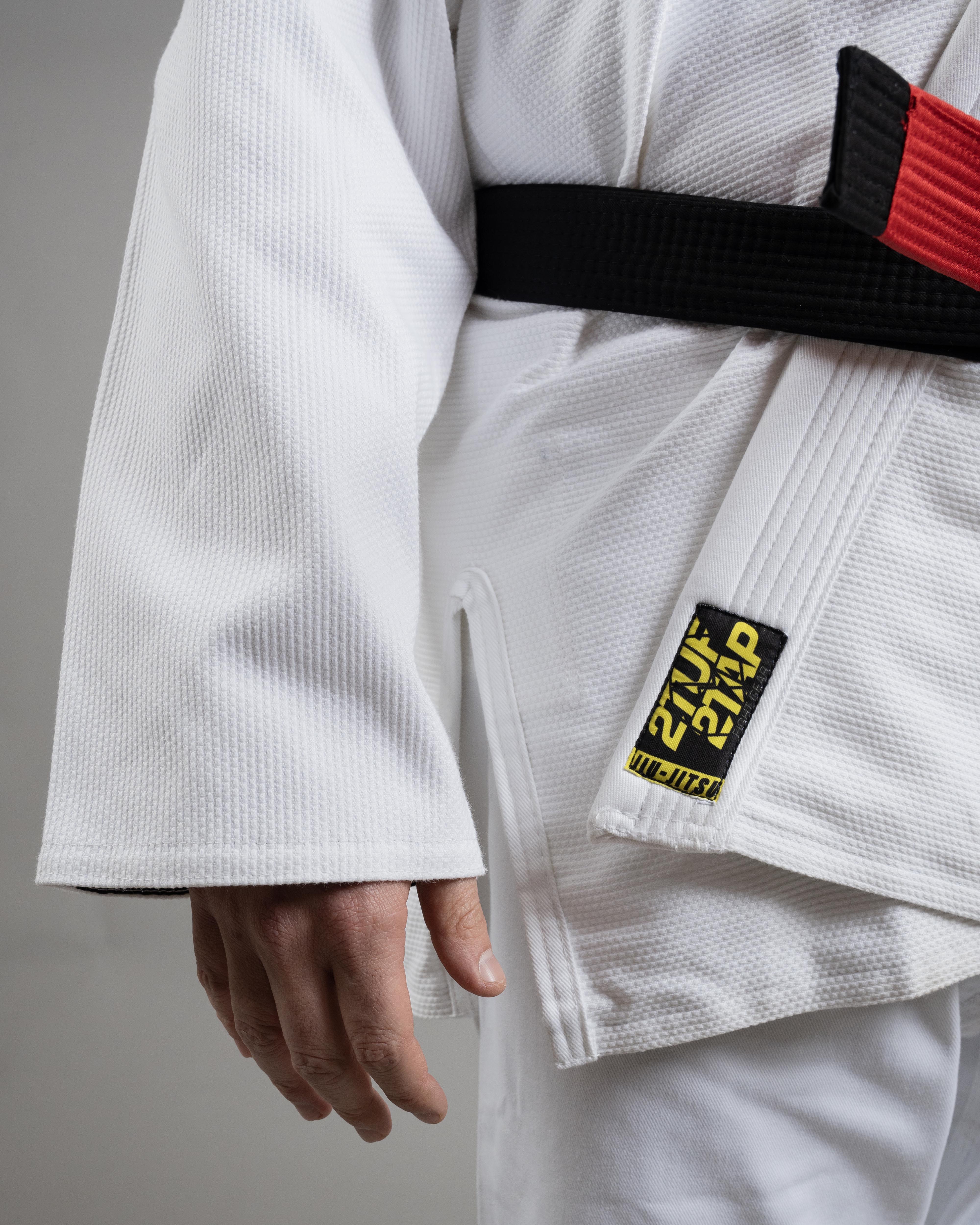 Sweep Jiu-Jitsu Gi Uniform - White/Yellow | Premium Quality | Buy Now ...